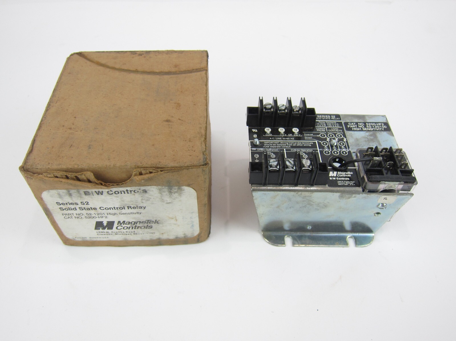 NEW B/W Magnetek Controls 5200-HF2 Solid State Relay Control 52-1201 | eBay