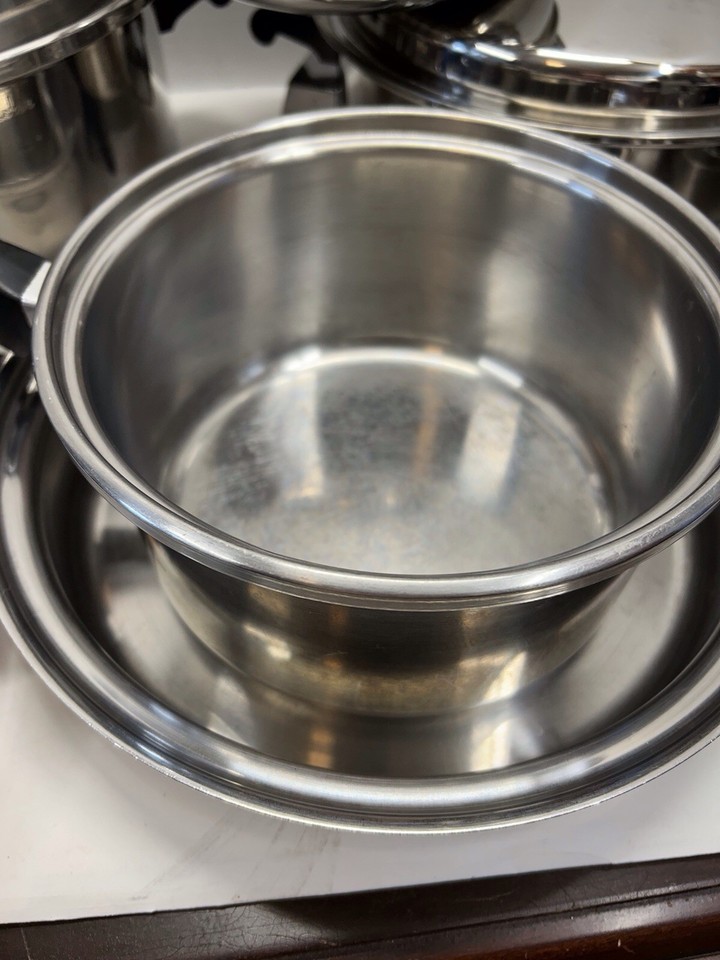 Saladmaster 13pc 18-8 Tri-Clad SS & T304S Cookware Set | eBay