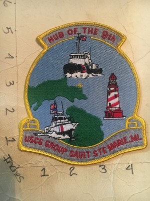 USCG US Coast Guard Group Sault Ste Marie Michigan Patch 7/14/25 | eBay