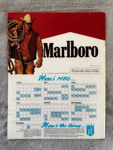 1985 American League Championship Series Program Kc Royals vs Toronto ...