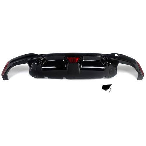 M5 CS Style Rear Diffuser W/ LED For BMW G30 G31 540i M Sport Gloss ...