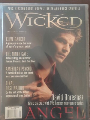 Wicked Magazine - Spring 2000 - Angel Cover - Ultimate Guide to Horror ...