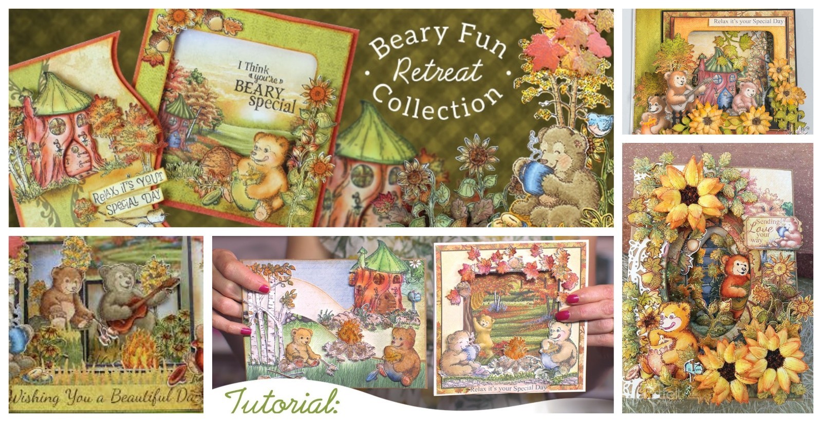 Heartfelt Creations Beary Fun Retreat Die HCD1-7151 | eBay