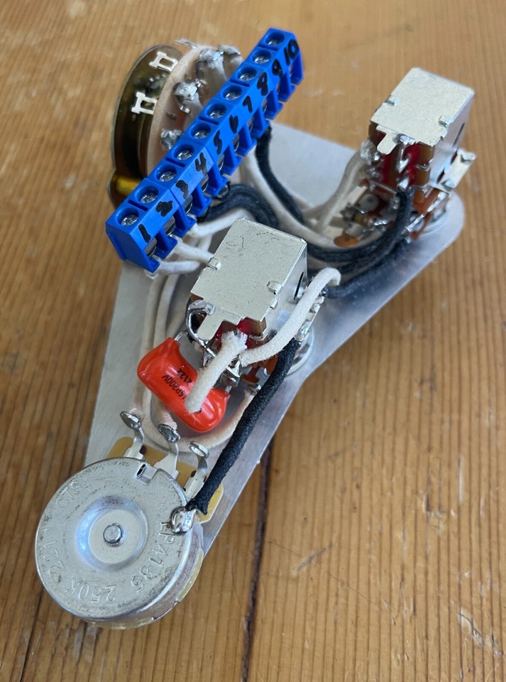 Solderless 19 Tone Fender Stratocaster Wiring HSH HSS Blender, Coil ...