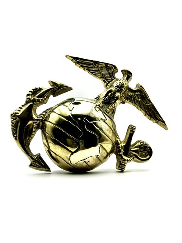 USMC Brass Door Knocker EGA Marine Corps Vintage | eBay