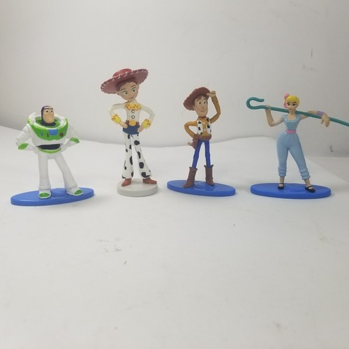 Disney Pixar Toy Story Lot of 4 Toy Figures Cake Toppers 2” 3” Buzz ...