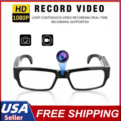 1080P HD Mini Camera Glasses DVR Sports 32GB Eyeglass Video DV Cam ...