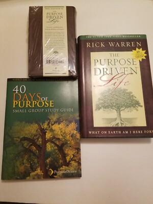 The Purpose Driven Life Rick Warren W 40 Days Study Book & Daily ...