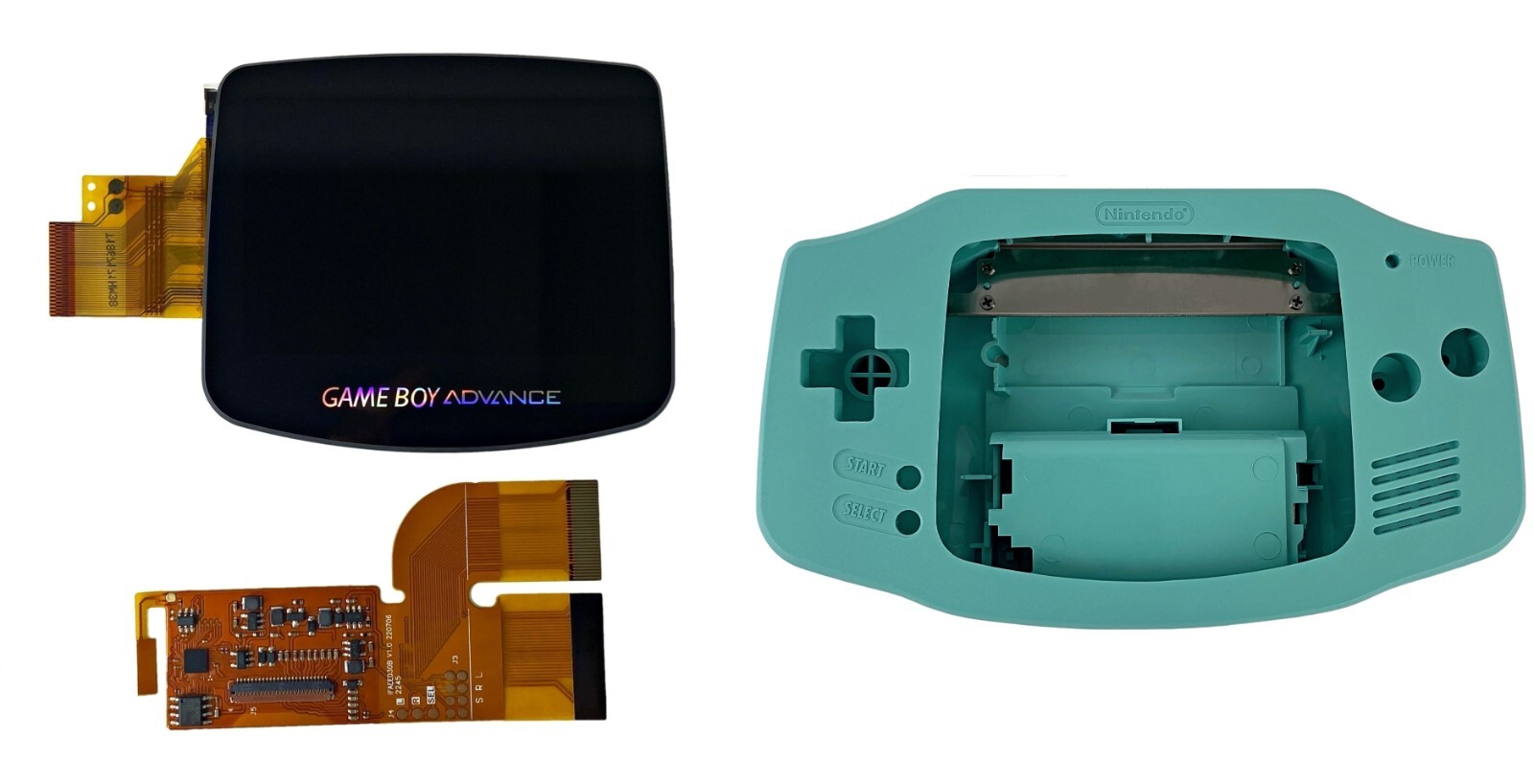 FunnyPlaying Gameboy Advance Laminated 3.0 IPS Backlight Kit with Shell ...