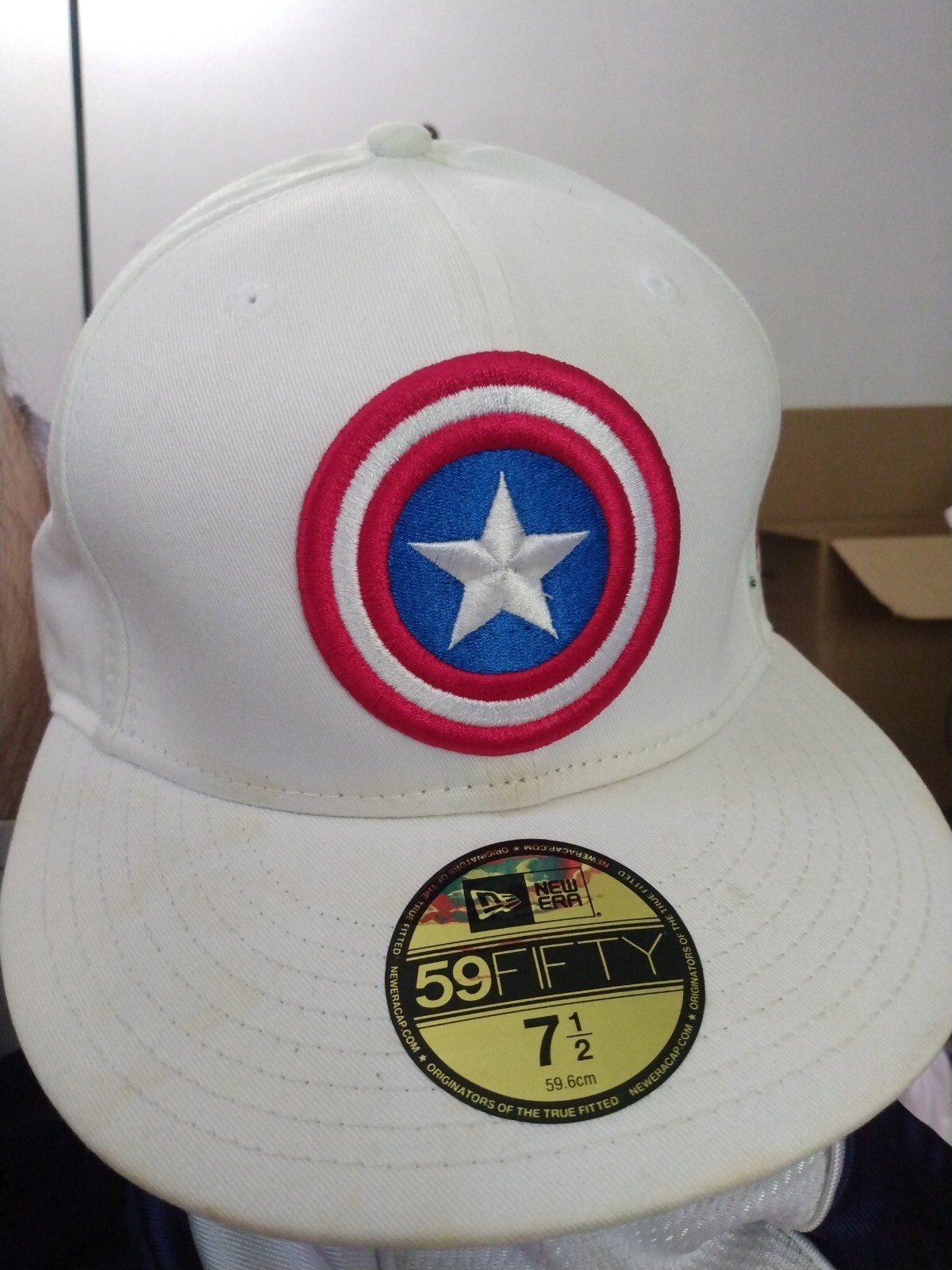 New Era Captain America 59fifty Custom Fitted Hat Siz… - Gem