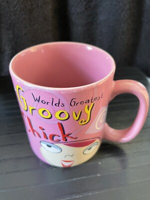 worlds greatest Groovy Chick mug | eBay UK