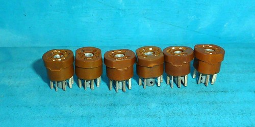 6 Cinch Transistor OP-Amp Sockets 8-Pin Phenolic NOS | eBay