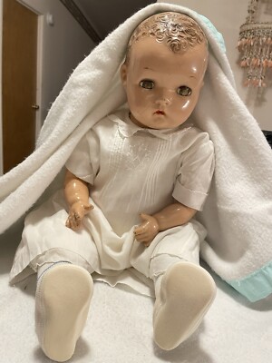 vintage ideal composition and cloth 22" baby doll- Princess Beatrix? | eBay