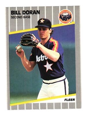 1989 Fleer #357 Bill Doran Houston Astros | eBay