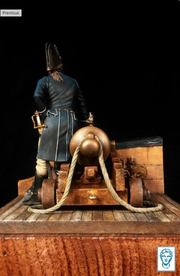 Alexandros Models R/91 Lt. Thomas Pullings with Cannon , 1805 (Scale ...