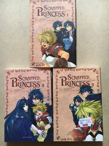 SCRAPPED PRINCESS Volumes 1 à 3 Collection Série Complète SOLEIL Manga ...