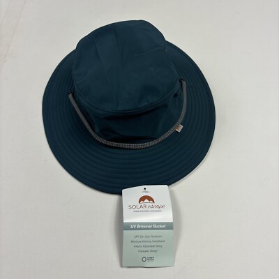 Solar Escape UV Explorer Bucket Hat UPF50 Unisex Sun Beach Hat Strap ...