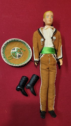 VINTAGE "PAINTED HAIR KEN IN MEXICO" DOLL AND OUTFIT NR | eBay