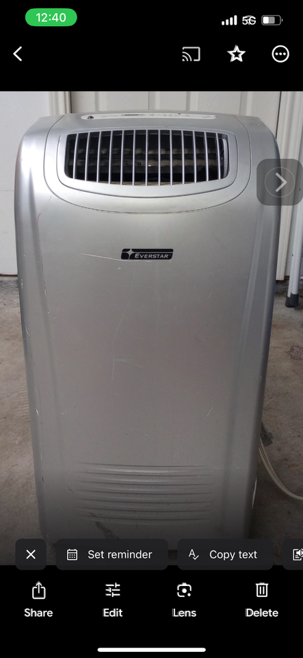 Everstar Roller Floor Portable Air Conditioner Model MPK-10CR & All ...