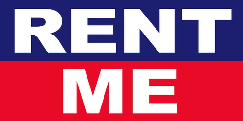 18x36 Inch RENT ME Vinyl Banner Rental Sign - rb | eBay