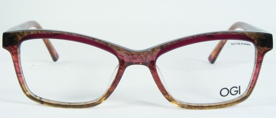 OGI HERITAGE 9124 2274 GREY WINE FADE EYEGLASSES GLASSES FRAME 48-17 ...
