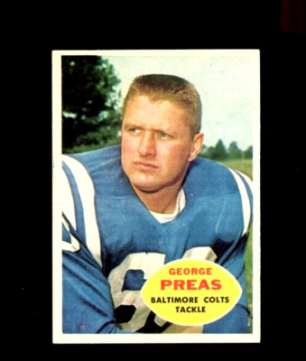 1960 Topps #6 George Preas crease free EX+ | eBay