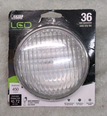 Feit Electric 12V Par 36 BPLVPAR3636/LED 6W 780 mA Flood LED Light Bulb ...