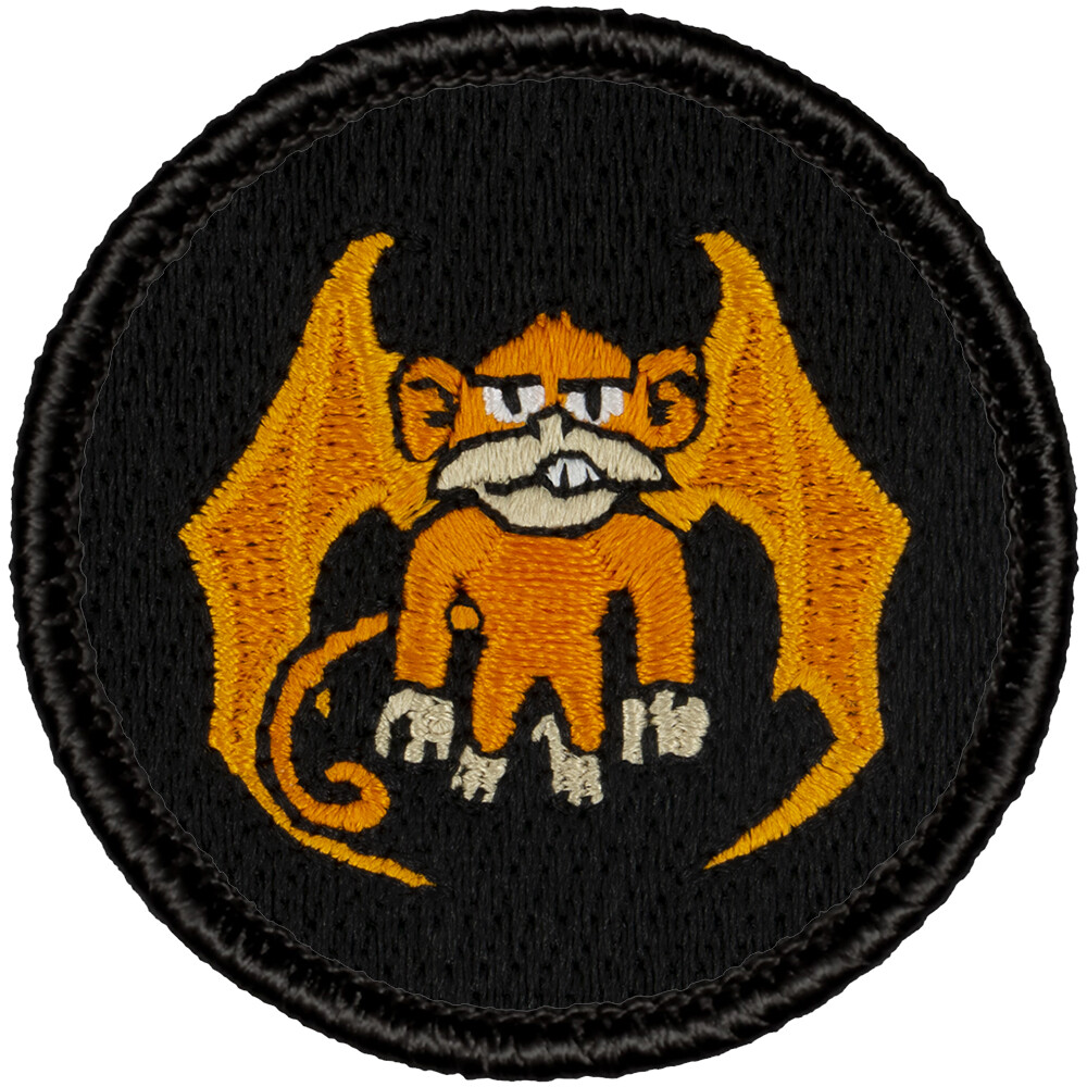 Orange Flying Monkey Patrol Patch - 2" Round Embroidered Patch | eBay