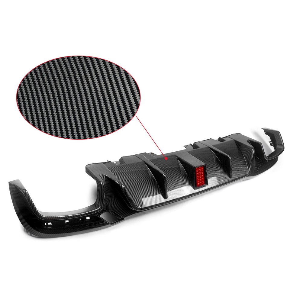 For Benz W166 X166 GLE 43 63 15-18 Rear Diffuser W/Exhaust Pipe F1 ...