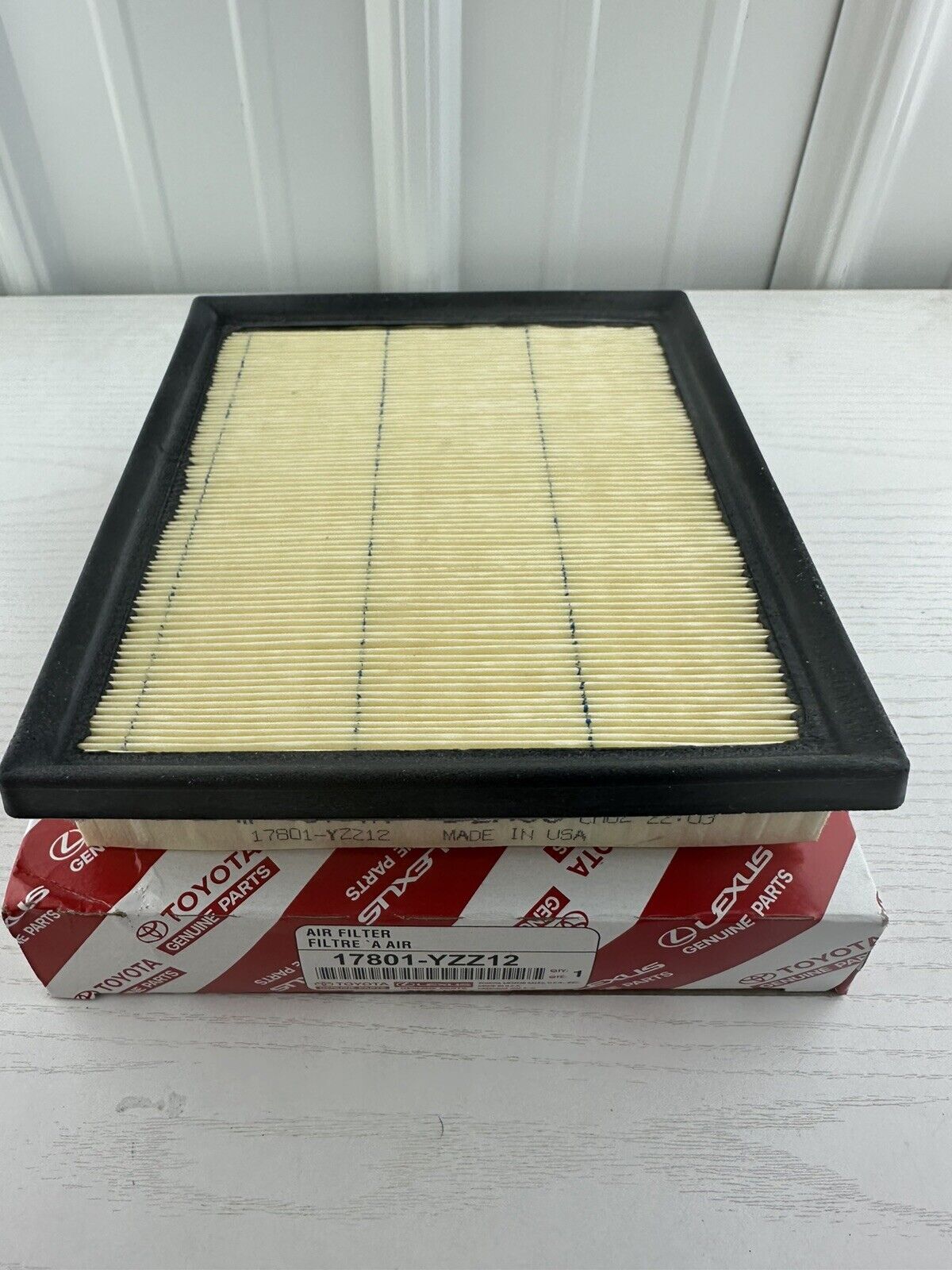 Genuine TOYOTA Engine Air Filter 17801-37021 17801-YZZ12 1780137020 OEM ...