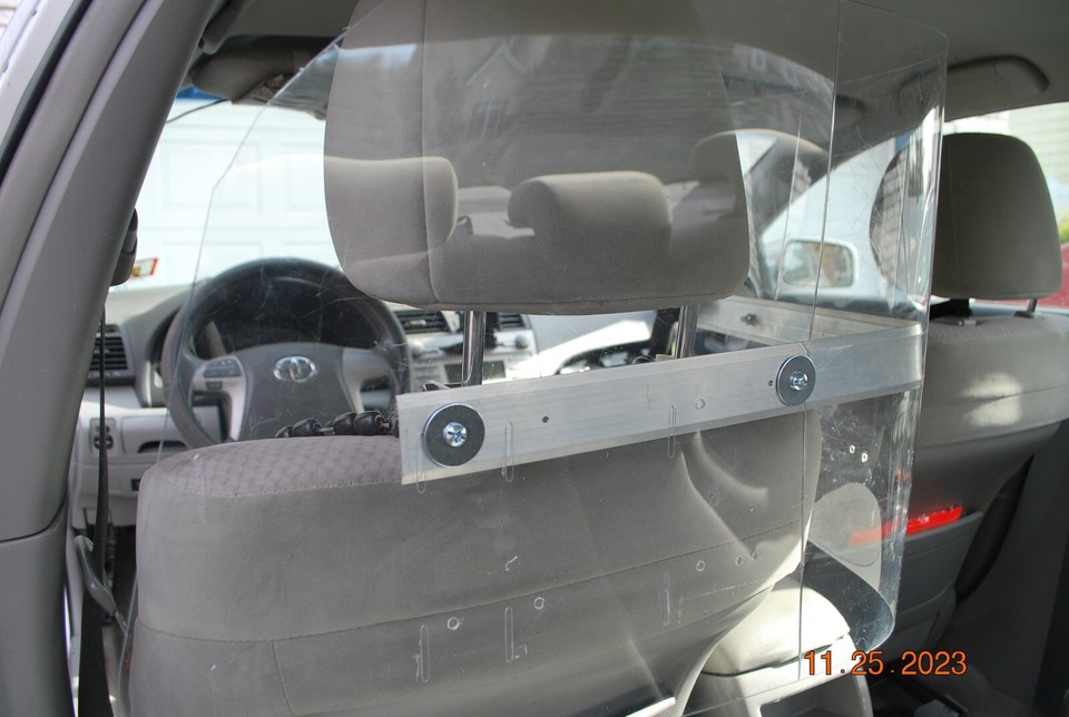 Taxi Uber Lyft Isolation Car Partition Shield Protective Transparent | eBay