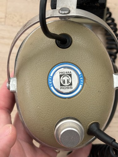 Vintage Pro/4AA Koss Professional Studio Quality Over Ear Headphones ...