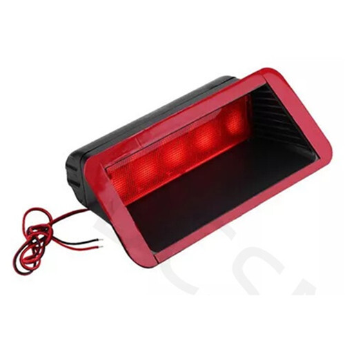 Third 3rd Tail Brake Light 5 LED Warning Lamp Stop Sign Lamp Kit Car ...