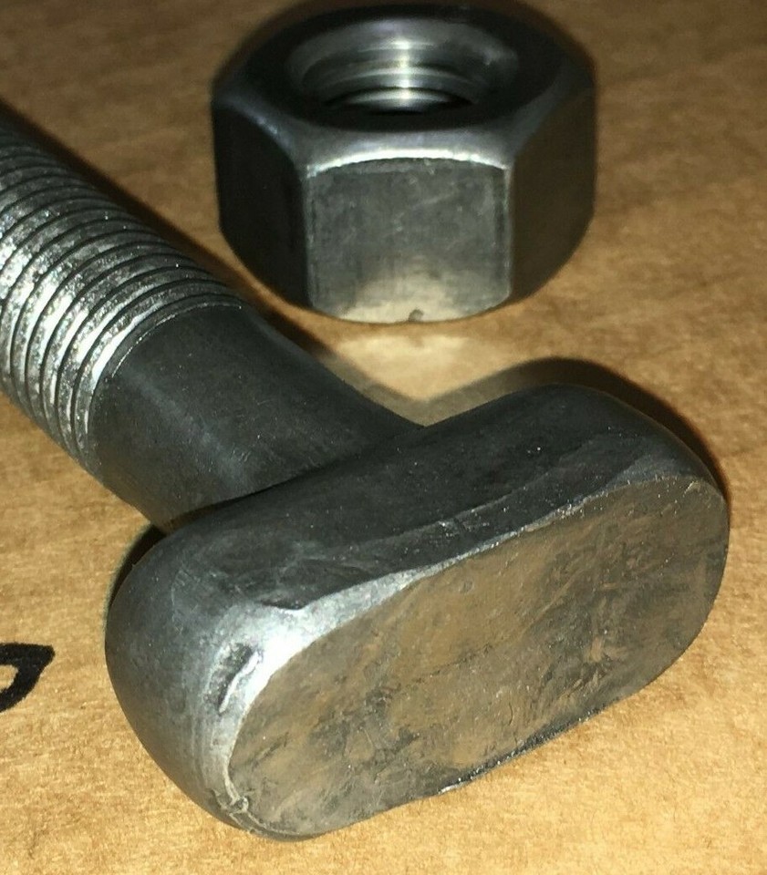 T- head bolt 3/4-10X4 bolt & nut mechanical joint fastener - 4/order | eBay