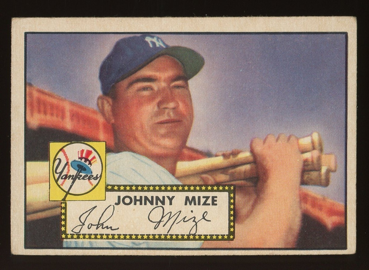 1952 Topps #129 Johnny Mize New York Yankees HOF | eBay