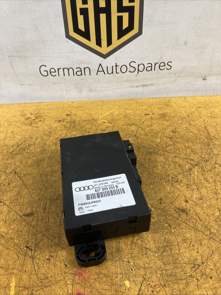 AUDI TT MK2 CONVERTIBLE ROOF CONTROL MODULE 8J7959255B 06-14 | eBay