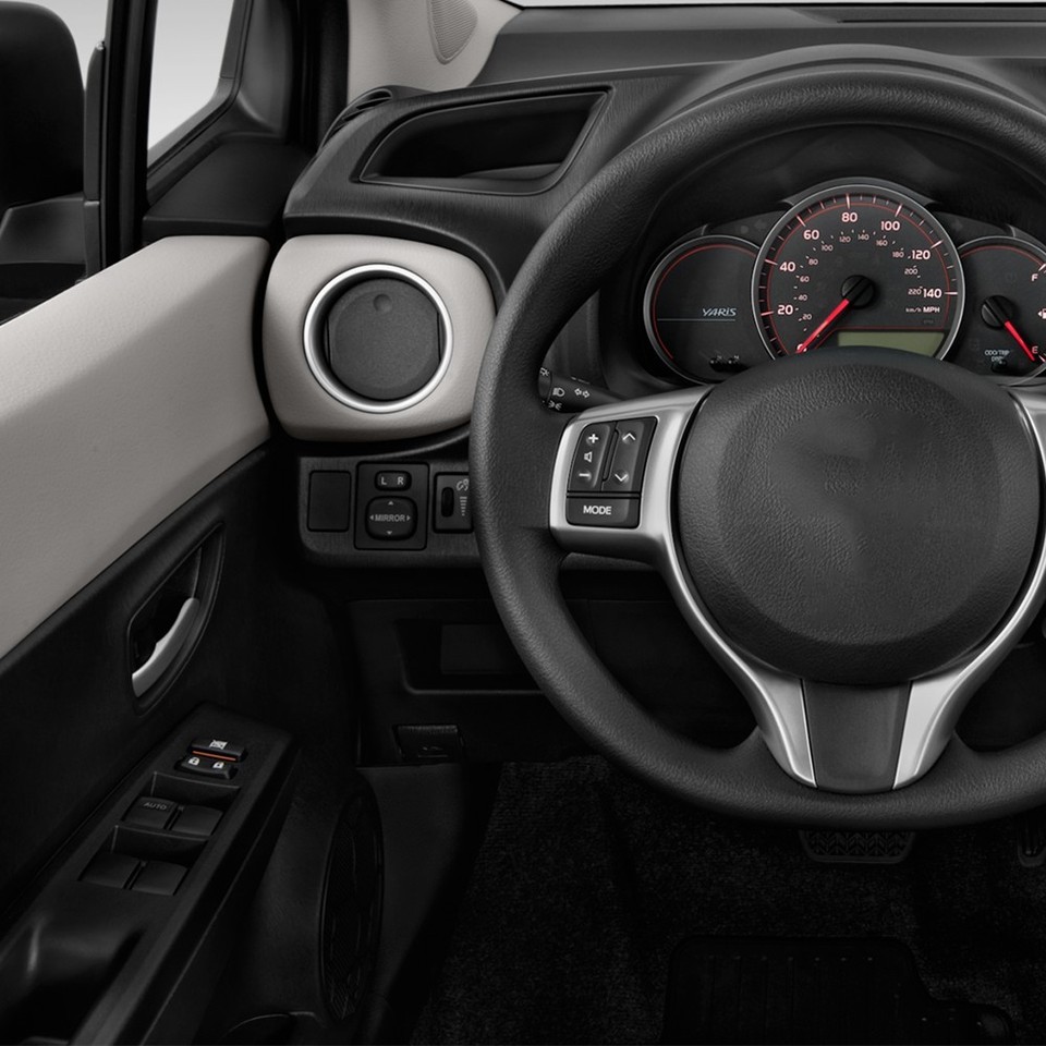 For 2012-2014 Toyota Yaris Master Power Window Switch Panel Bezel Cover ...