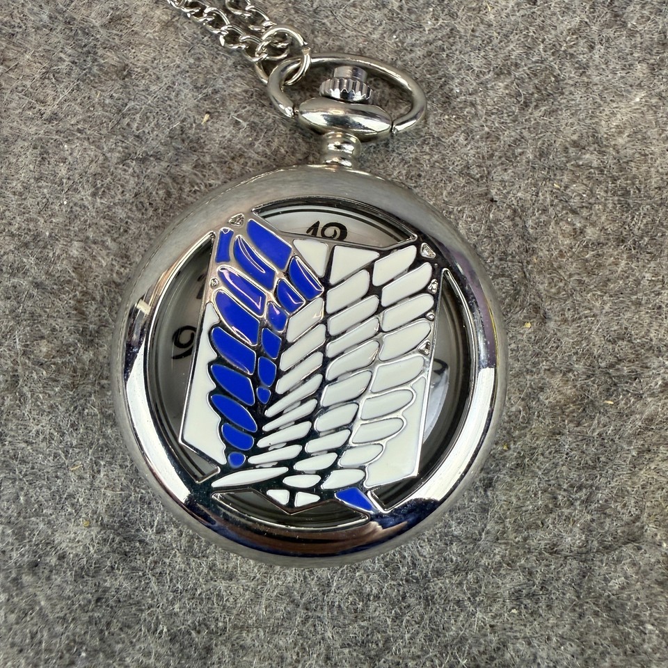 Attack On Titan Pocket Watch AOT Wings Of Freedom Anime Manga Levi ...