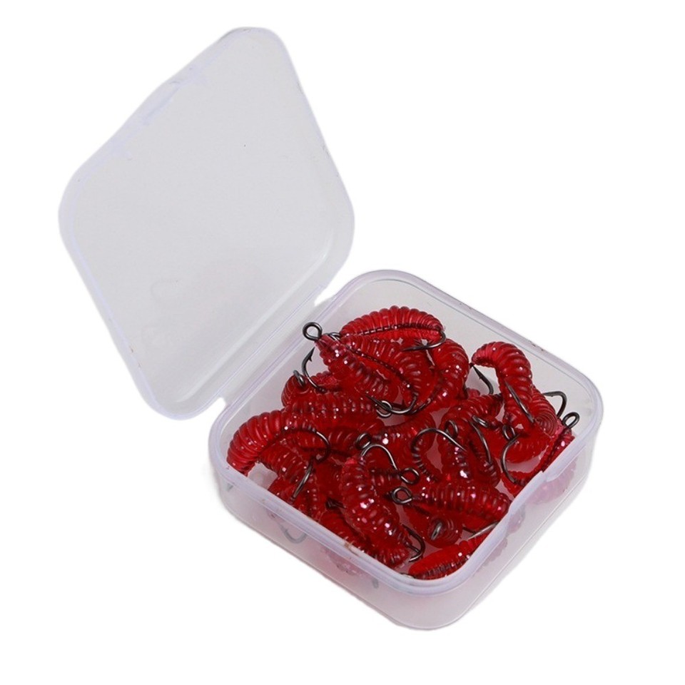 30Pcs/Box Simulation Design Simulation Breadbug Lures Saltwater Fishing ...