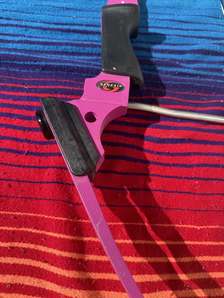 GENESIS ARCHERY Original Compound Bow RIGHT HAND DRAW Purple ...