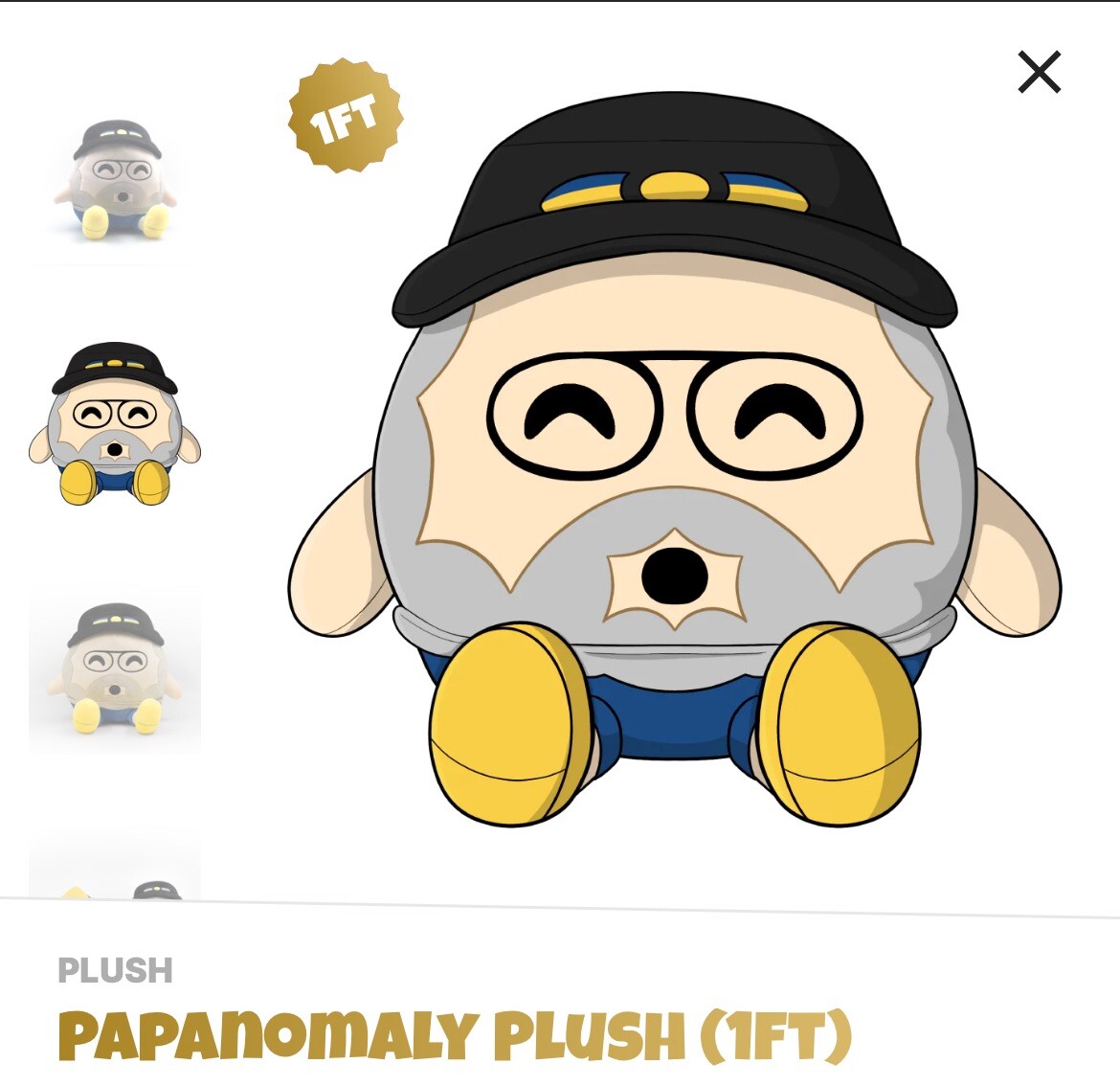 Youtooz * Papanomaly Plush * 1 Foot * In Hand *Hug, Cuddle, Skal! * NEW ...