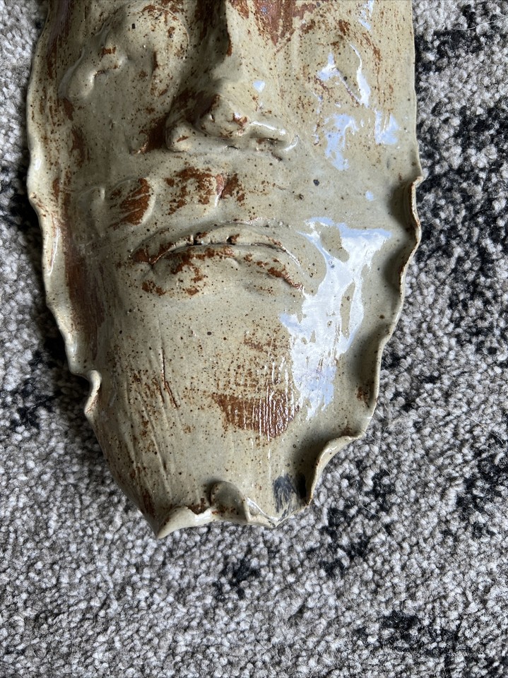 Handmade Clay Mask Wall Hanging | eBay