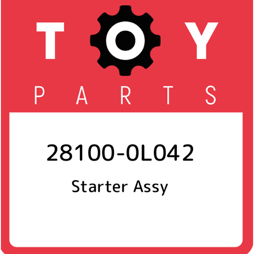 28100-0L042 Toyota Starter assy 281000L042, New Genuine OEM Part | eBay