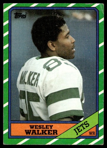 1986 Topps #99 Wesley Walker New York Jets | eBay