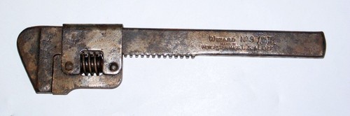 Old Vintage WIZARD Wakefield No 9 adjustable wrench tool Oliver ...