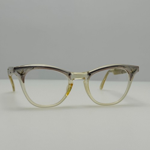 American Optical Eyeglasses Eye Glasses Frames 4 1/4 5 1/2 46 Cat Eye ...