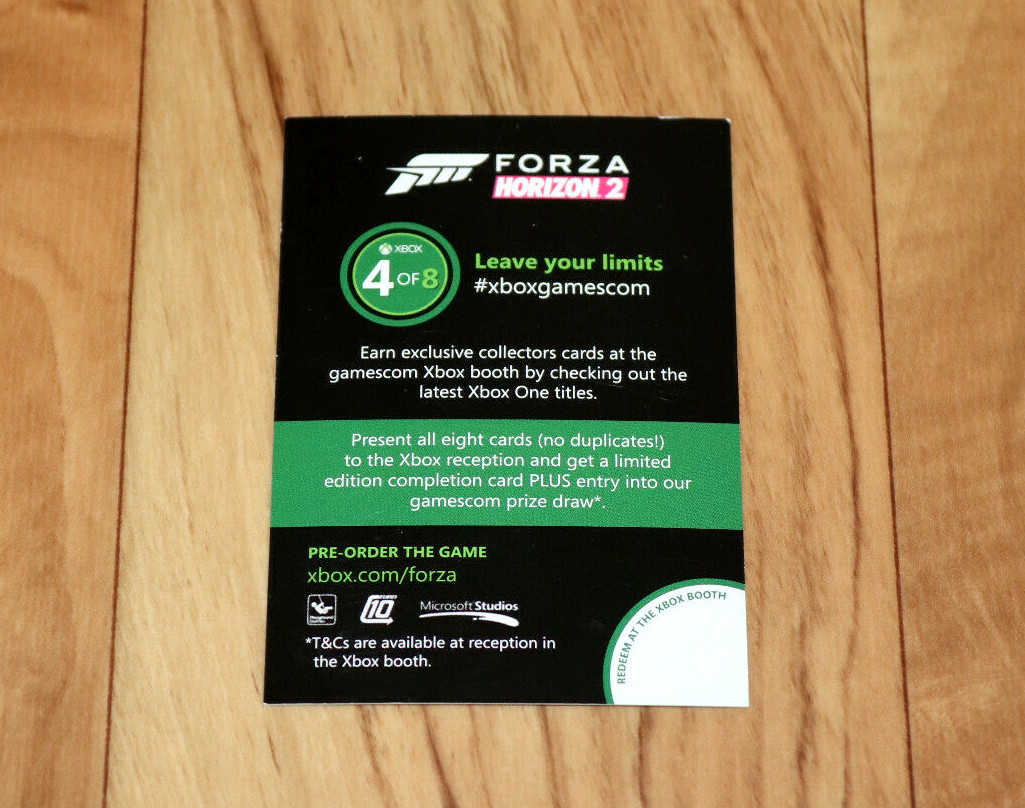 Forza Horizon 2 Xbox One Gamescom 2014 Exclusive Rare Collectible Gamer ...