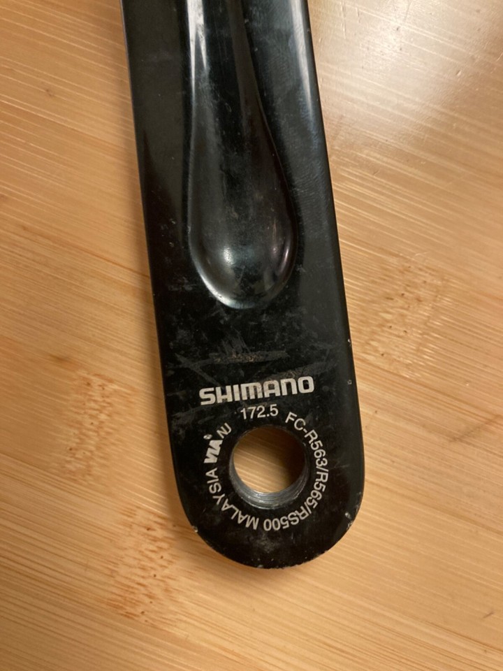 Shimano FC-R563/R565/RS500 Crankset 172.5mm 110BCD - USED | eBay