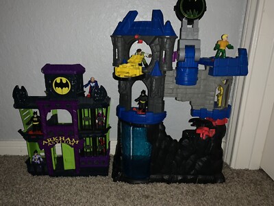 Arkham Asylum Playset Imaginext DC Super Friends 2012 Mattel Toy Prison ...