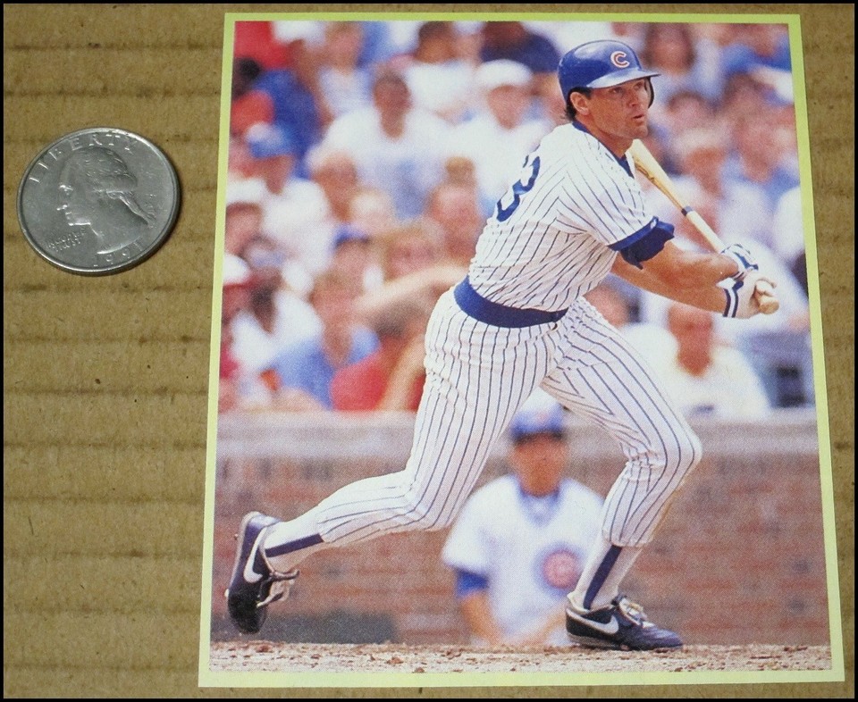1990 Ryne Sandberg Magazine Clipping Photo 3.5"x4" Chicago Cubs HOF MVP ...